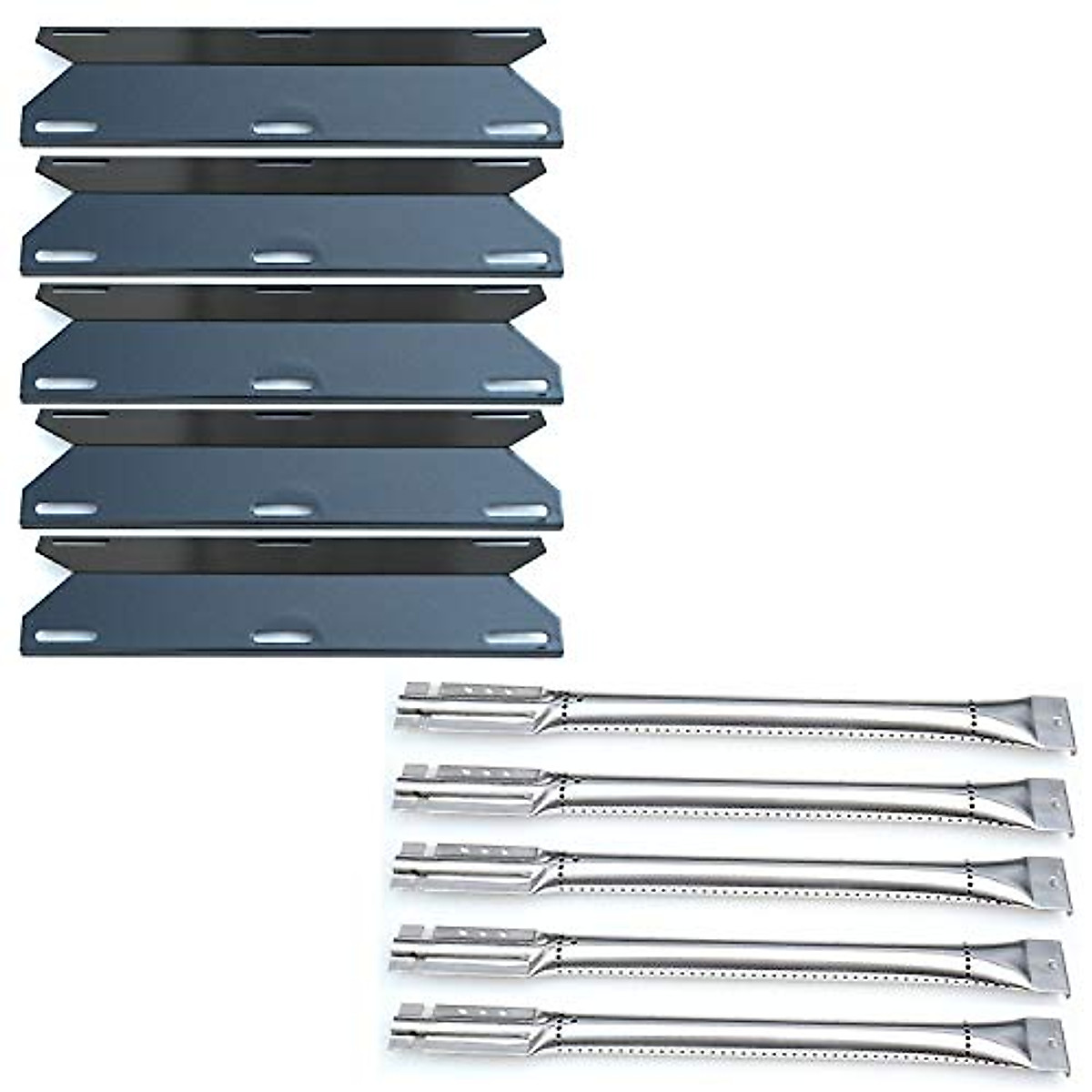 Direct Store Parts Kit DG182 Replacement for Charmglow 720-0396,720-0578 Gas Grill Burner,Crossover Tube,Heat Plate