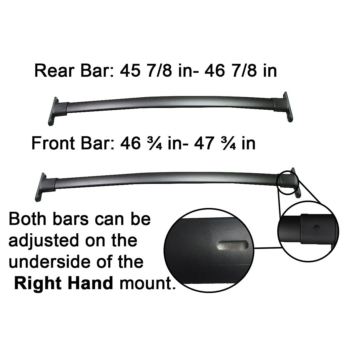 BRIGHTLINES Cross Bars, Roof Racks Replacement for 2011-2015 Ford Explorer