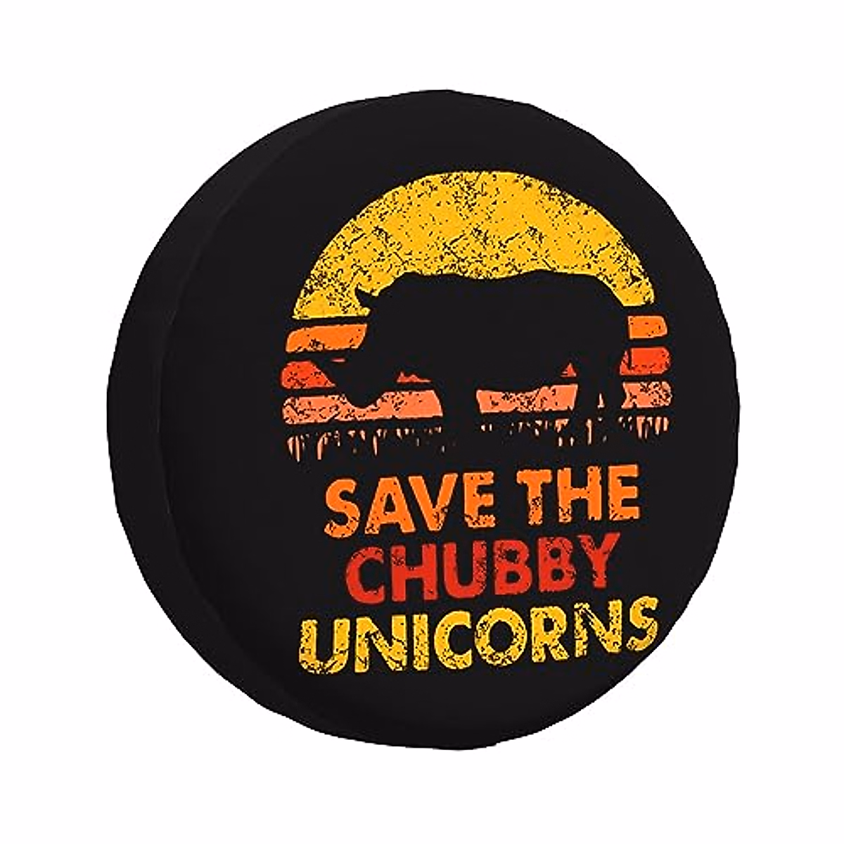 Save The Chubby,Funny Tire Cover Universal Fit Spare Tire Protector for Truck SUV Trailer Camper Rv