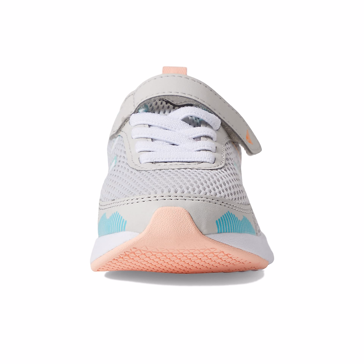 New Balance Kid's Dynasoft 545 V1 Hook and Loop Running Shoe, Summer Fog/Surf/Peach Glaze, 2 Wide Infant