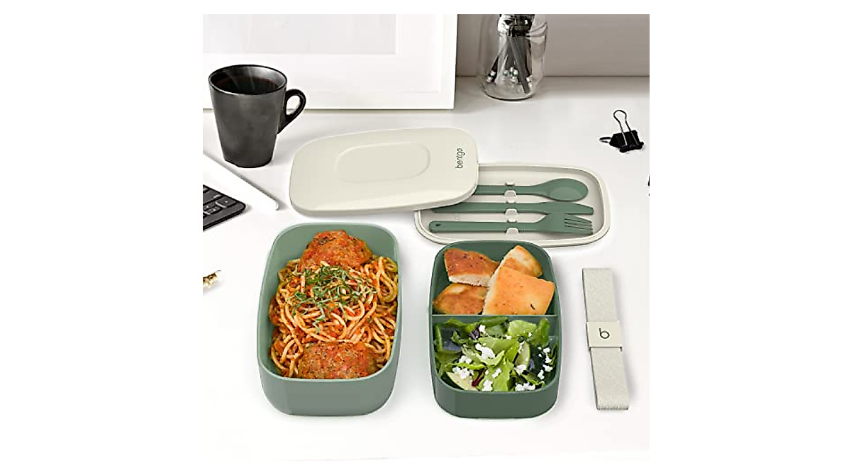 Bentgo Classic Stackable Bento Lunch Box - Khaki Green
