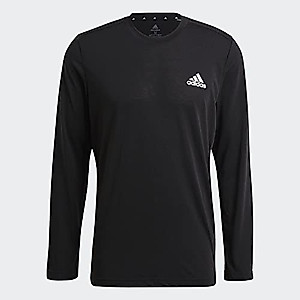 adidas mens FR Long Sleeve Tee Black XX-Large