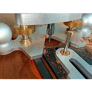 Jiayouy Precision Rotary Tool Plunge Router Attachment – Perfect for Guitar Bass Fretted Instrument Work - Type B