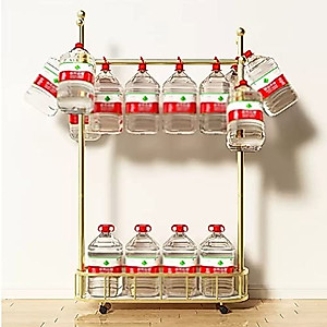 FAXIOAWA Metal Coat Rack Stand With Basket Garment Rail With 360° Wheel 4 Side Hooks Clothes Rack For Hall, Entryway, Bathroom And Living Room (Color : Pink, Size : 100cm)