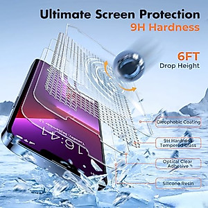 UNBREAKcable Screen Protector for iPhone 13 Pro Max/14 Plus [2-Pack] [Double Defence] [99.99% Clear] [Easy Installation] [9H Hardness] [Bubble Free] Tempered Glass for Apple iPhone 13 Pro Max - 6.7''