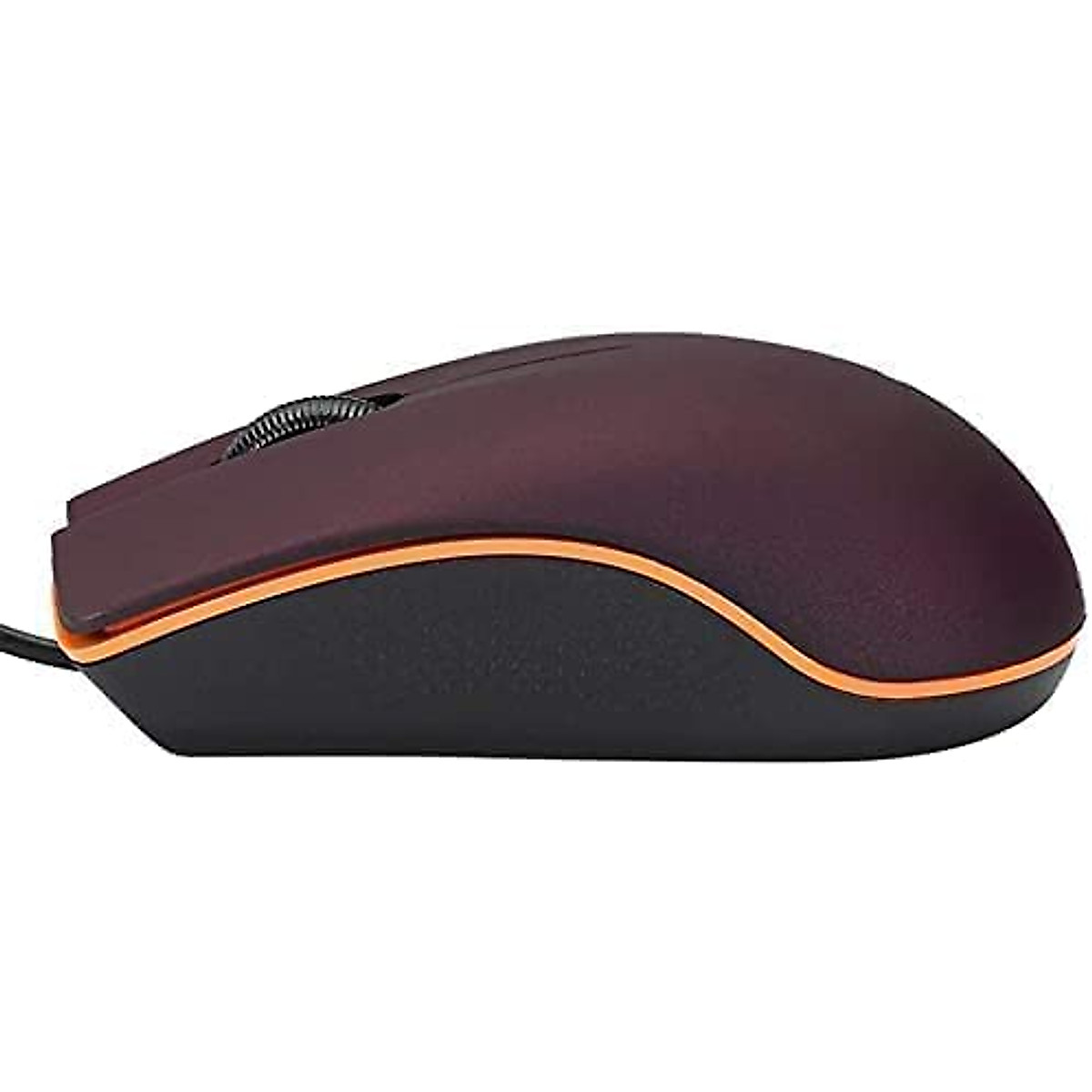 Guiheng Wired Mouse, USB Wired Computer Mouse for Right or Left Hand, Ergonomic Computer Mouse with Durable Clicks for PC, Computer, Laptop, Desktop, Chromebook, Notebook, Mac (Black)
