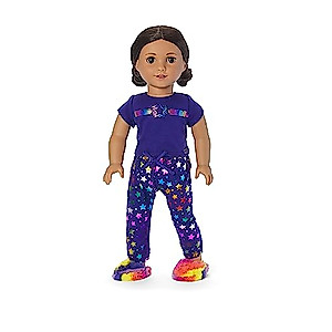 American Girl Girl of The Year Kavi Sharma 18-inch Doll Shining Star Pajamas Featuring 4 Pieces for Ages 8+