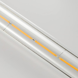 LED Tube Bulbs,Soft White 3000K,T10 Dimmable LED Filament Bulb,8.9in Tubular Edison Light Bulbs 4W Dimmable Tube Vintage Led Bulbs 40 Watt Equivalent,E26 Medium Base Lamp (4-Pack)