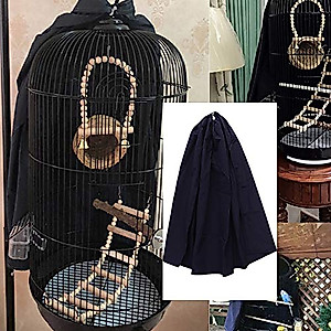 Balacoo Birdcage Cover Universal Parrot Cage Protector Bird Navy Cage Cover Shield Guard Bird Cage Cloth Accessories