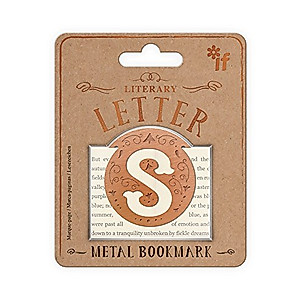 IF Letters S Literary Bookmark
