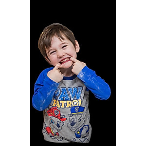 Paw Patrol Marshall Chase Rubble Infant Baby Boys 2 Pack T-Shirts Blue/Gray 18 Months