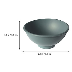 DOITOOL Gift Containers 4pcs Mini Silicone Pinch Bowls Prep and Serve Bowls Multicolor Reusable Snack Dish Condiment Bowls for Sauce Nuts Candy Fruits Appetizer Condiment Containers