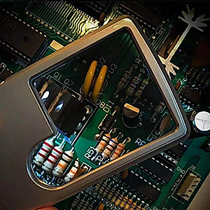 Wapodeai 6X 3X LED Magnifying Glass with Light, Premium Card Type Magnifying Glasses, Magnifying Glass for Reading, Kids, Jewelry, Science, 3X Magnifier Magnifying Glasses with Light, Silver