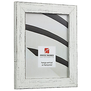 Craig Frames Jasper 16x20 Picture Frame, Country Marshmallow White, Wall Display