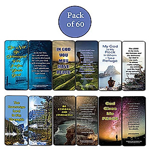 Stand Strong in Uncertain Times Bible Bookmarks (60-Pack) - Perfect Giftaway for Sunday School and Ministries