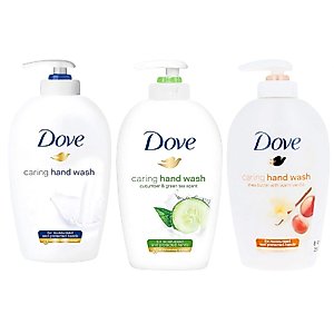 Dove Variety Pack Hand Wash- Shea Butter with Warm Vanilla, Deeply Nourishing and Cucumber & Green Tea , 8.45 Ounce