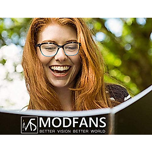 MODFANS Women Reading Glasses 1.75 4 Pair Stylish Ladies Readers with Comfort Spring Hinge Pattern Design Pouch Included