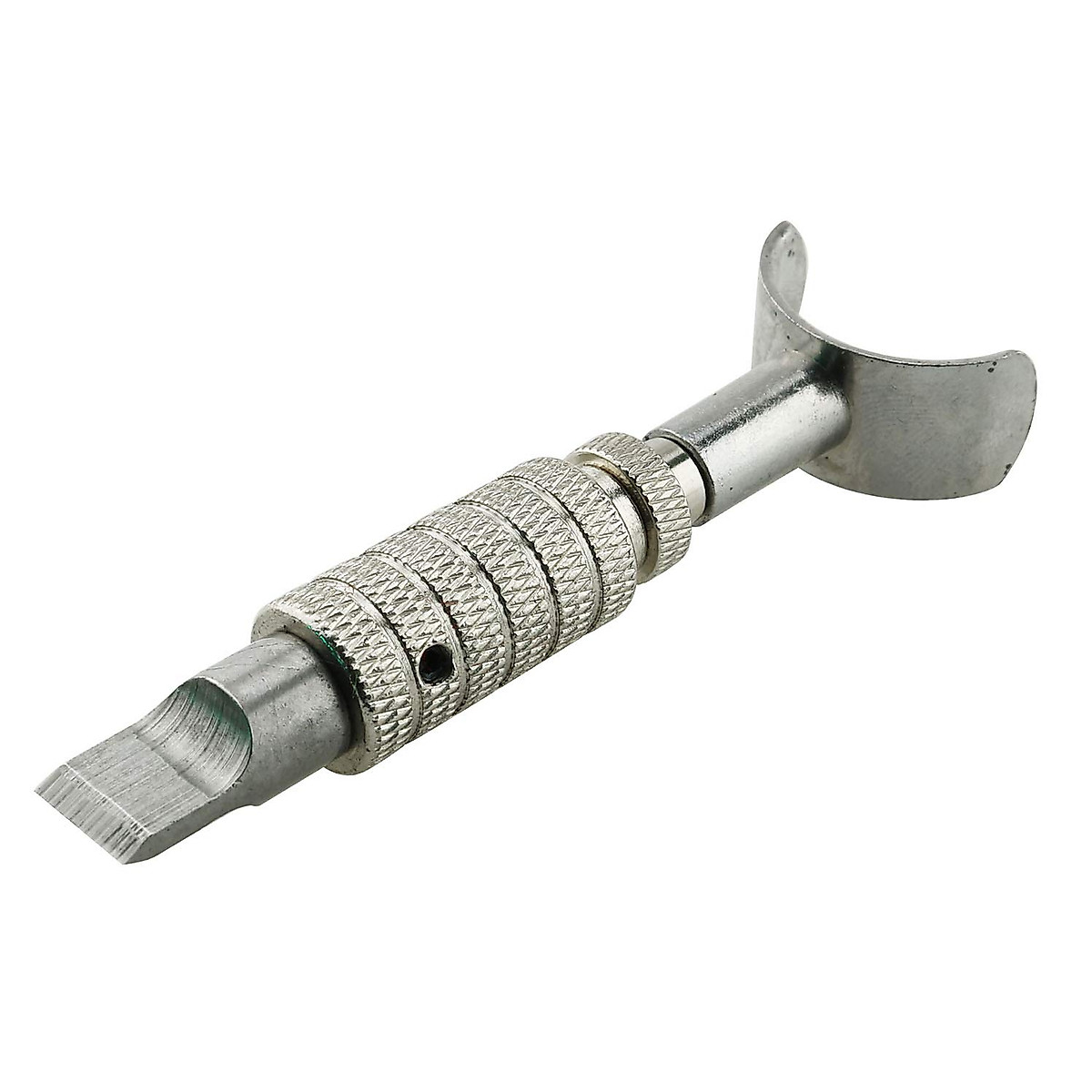 Tegg Swivel Knife Stainless Steel Precision Leathercraft Swivel Knife with Straight Blade Leather Cutting Tool