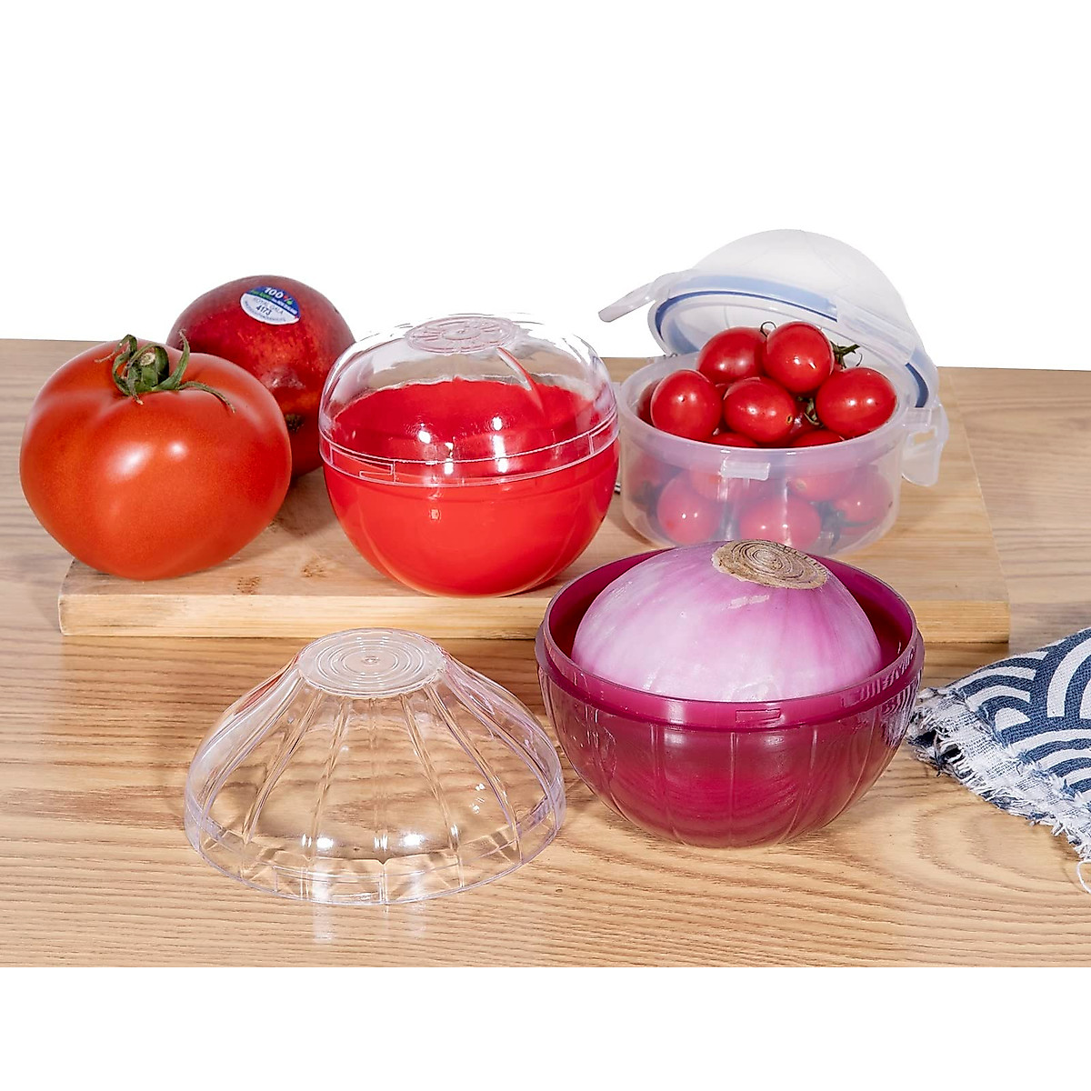 Ortarco Onion Keeper Onion Saver Onion Storage Containers Reusable Onion Holder Organizer