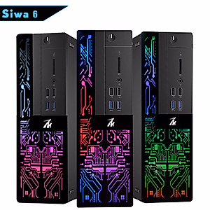 TechMagnet Computer Desktop PC, Intel Core i3-6100, Siwa 6, 8GB RAM, 240GB SSD (Fast Boot), 2TB HDD, RGB Keyboard Mouse, WiFi, Windows 10 Professional (Renewed)