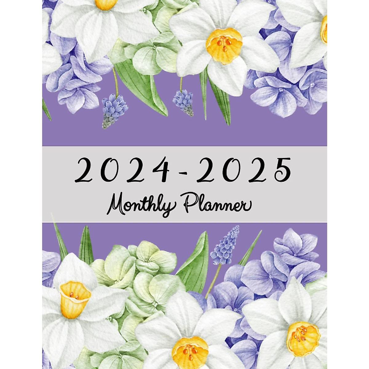 2024-2025 Monthly Planner: 2 year Monthly Planner Calendar Schedule Organizer January 2024 Up to December 2025 With Federal Holidays and Floral Cover: (2 year planner 2024-2025 monthly)