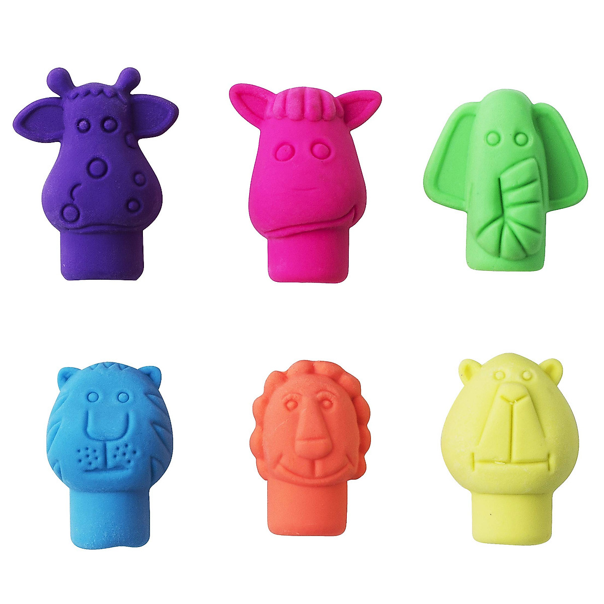 Mr. Pen- Erasers, Cap Erasers, 60 Pack, Animal Eraser Caps, Erasers for Kids, Pencil Eraser, Pencil Erasers Toppers, Eraser Pencil, Cute Erasers, Colorful Erasers, School Supplies, Pencil Top Erasers