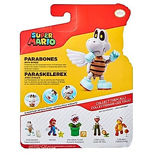 World of Nintendo Nintendo Super Mario Parabones 4” Articulated Figure with Wings for 36 months to 72 months