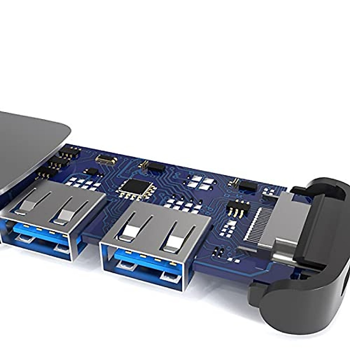 SHYPT Hub USB C Hub Adaptador 4 Em 1 para USB 3.0 Compatível para para Switch USB-C Tipo C 3.0 Divisor