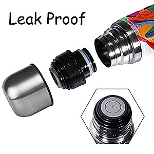 Colorful Aesthetic Rhodesian Dog Vacuum Insulated Stainless Steel Water Bottle, Double Walled Travel Thermos Coffee Mug 17 OZ for School Office