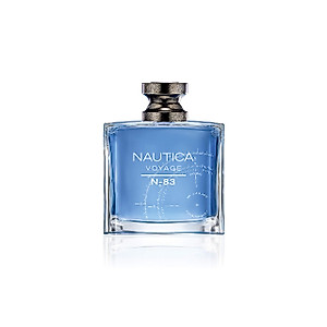 Nautica Voyage N-83 Eau de Toilette 3.4 fl oz (Pack of 1), Notes of Spicy Mint, Cardamom, and Musk, Men's Fragrance, Long Lasting, Everyday Fragrance, Travel Size