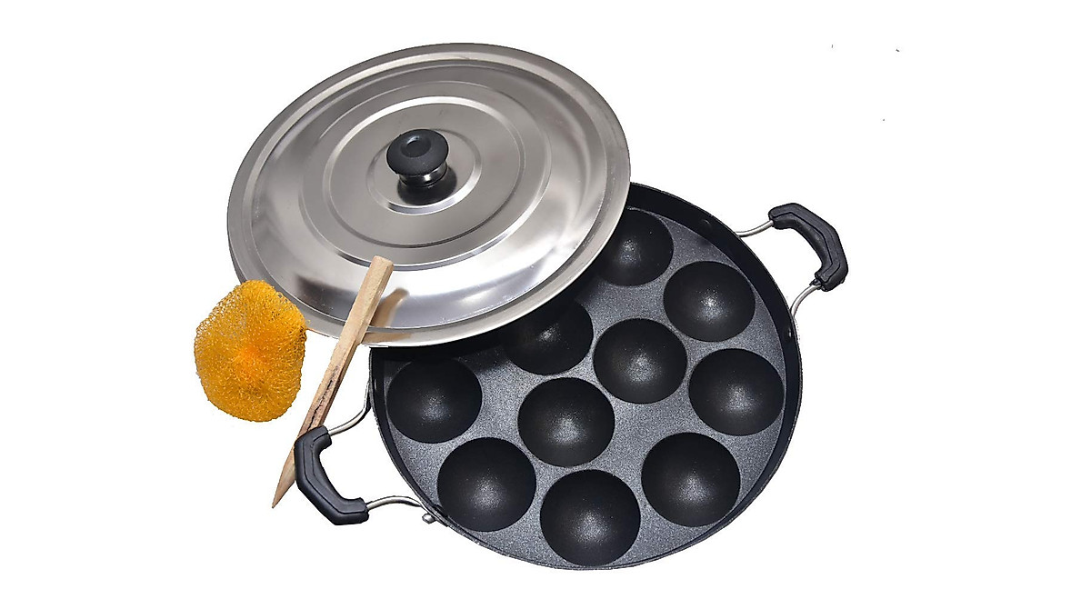 SRIYUG Non Stick Appam Maker - 12 Cavity Convenience