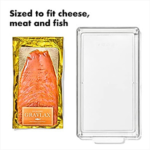 OXO Good Grips Fridge Organization Bin 8 in x 14 in - for Cheese, Meat, Fish and More