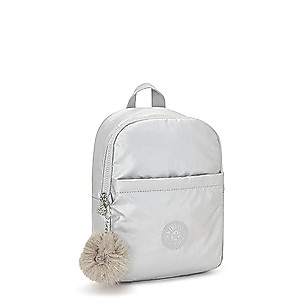 Kipling Women's Small Backpack, Platinum M Gg, 7.8''L x 10.3''H x 4''D