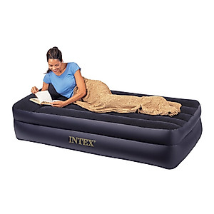 Intex 66707E Comfort Bed - Rising Comfort Twin Airbed with built-in Electric Pump