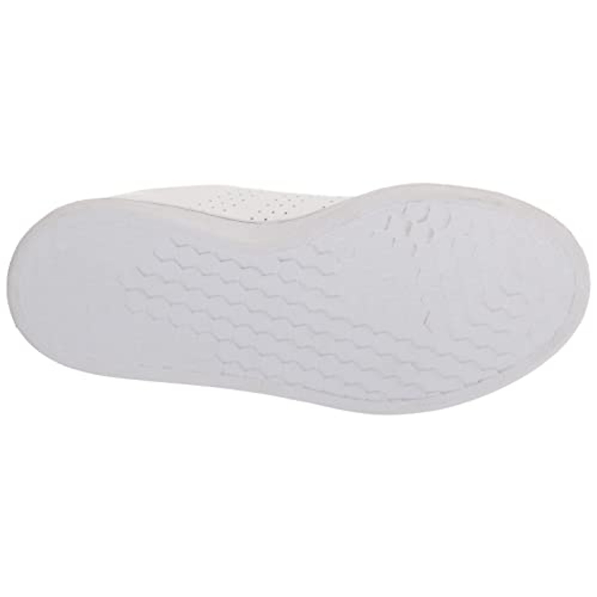 adidas Women's Advantage Sneaker, White/White/Wonder Taupe, 8.5