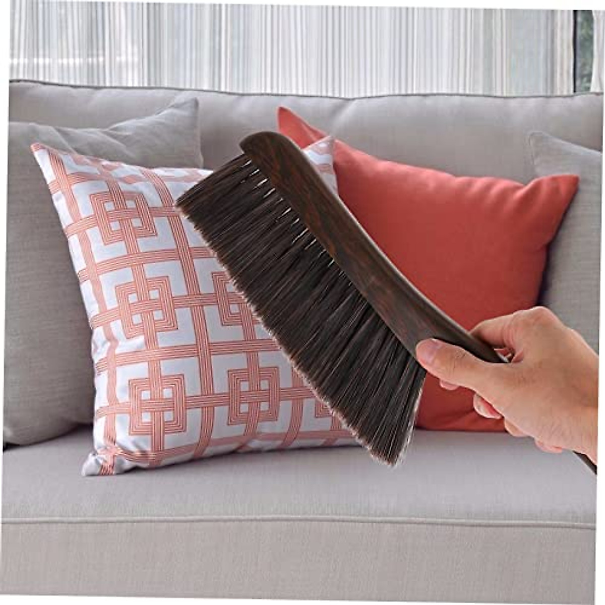 BUTIFULSIC 1pc Sweeping Brush Clothes Brush Mini Duster Bed Broom Small Hand Broom Carpet Broom Mini Sweep Cleaner Floor Cleaning Broom Carpet Cleaner Brush Cleaning Brush Coffee