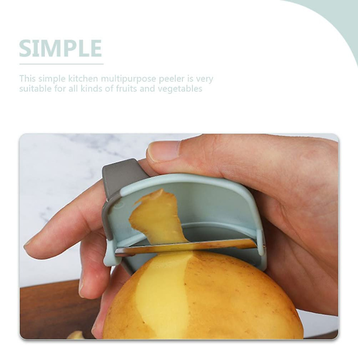 BESTonZON 3pcs Finger Melon Grater Cocororo Peeler Cucumber Scrubbers Vegetable Peeling Tool Potato Scraper Finger Vegetable Peeler Potato Peeler Electric Multitools Skinning Fruit Tpr