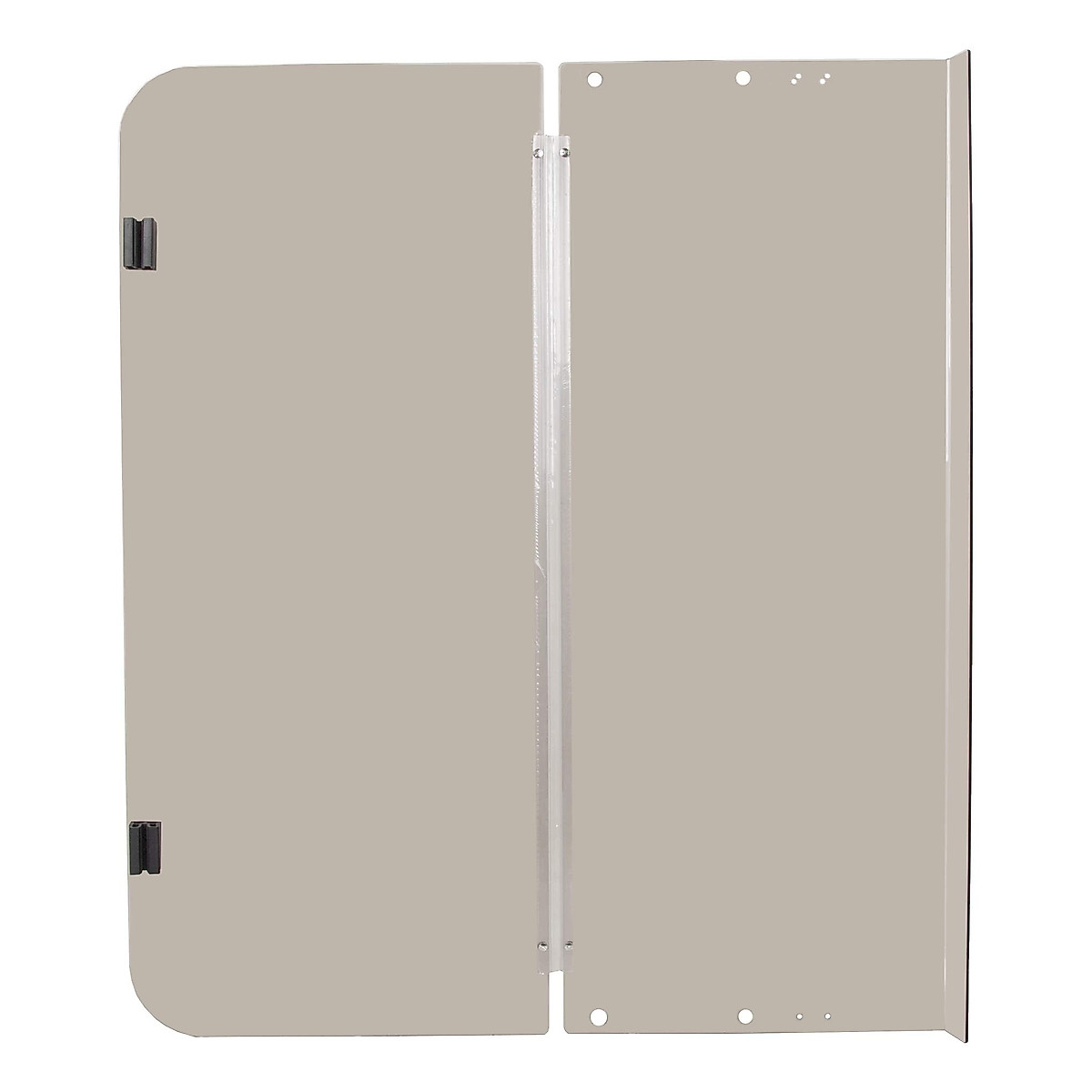 ECOTRIC Tinted/Smoke Windshield Compatible with 1995-2003 Yamaha G14 G16 G19 Gas and Electric Golf Cart Fold Down Windshield