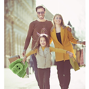 DolliBu Alligator Plush Handbag - Super Soft Plush Stuffed Animal Purse for Children's Accessories, Kids Hand Bag Toy Purse, Pretend Play, Fluffy Dress Up Toy