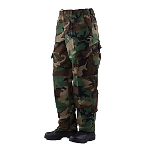 Tru-Spec Men's Long, Tactical Response Uniform Pant, Woodland, Small Long