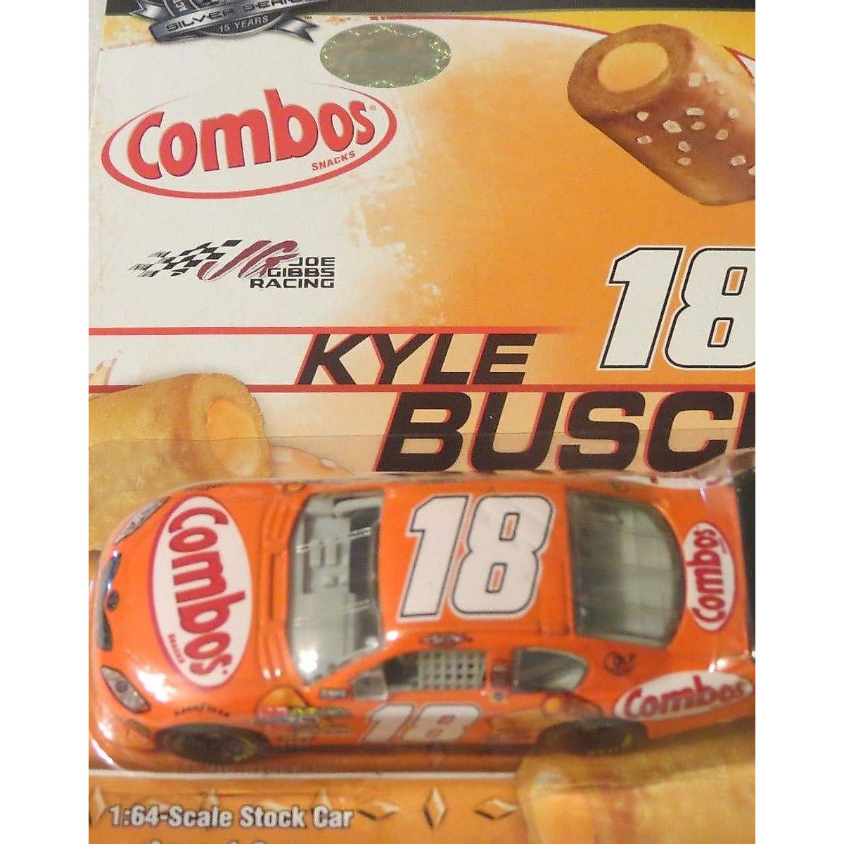 Action Racing Collectables 2008 Kyle Busch #18 Exclusive Blister Pack Edition 1/64 Scale Rear Wing Front Splitter COT 1/64 Scale Diecast ... Car Measures 3 inches Long x 1 inch Wide x 1 inch Tall