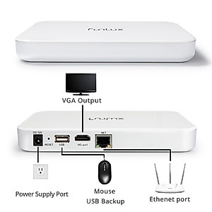 Funlux 8 Channel HD HDMI Wireless Security NVR with 1TB Compatible Zmodo Wireless Devices, (NS-S81M-1TB)