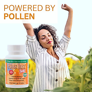 Youngevity Pollen Burst™ Tabs - Organic Hypoallergenic Nutrient Extracts from Pure Flower Pollen - Formerly Projoba Polbax Energy & Endurance - 60 Tablets