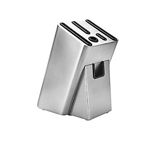 CUJUX Knife Holder Stainless Steel Modern Design with Scissors Groove Knife Holder Countertop Storage Kitchen Rack Household Storage Rack