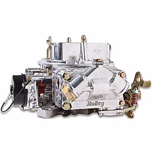 NEW HOLLEY 650 CFM DOUBLE PUMPER CARBURETOR,SHINY ALUMINUM,MODEL 4150,ELECTRIC CHOKE,MECHANICAL SECONDARIES,COMPATIBLE WITH GASOLINE