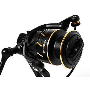 KINGSWELL Telescopic Fishing Rod and Reel Combo, Premium Graphite Carbon Collapsible Fishing Pole with Spinning Reel, Portable Travel kit for Adults Kids