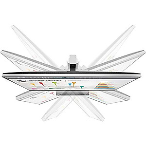 HP EliteDisplay 27-Inch Screen LED-Lit Monitor Black/Silver (1FH52A8#ABA) (Renewed)