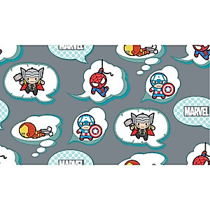 Marvel Avengers Kawaii Retro Pack Children's Nursery Cotton Fabric by The Yard