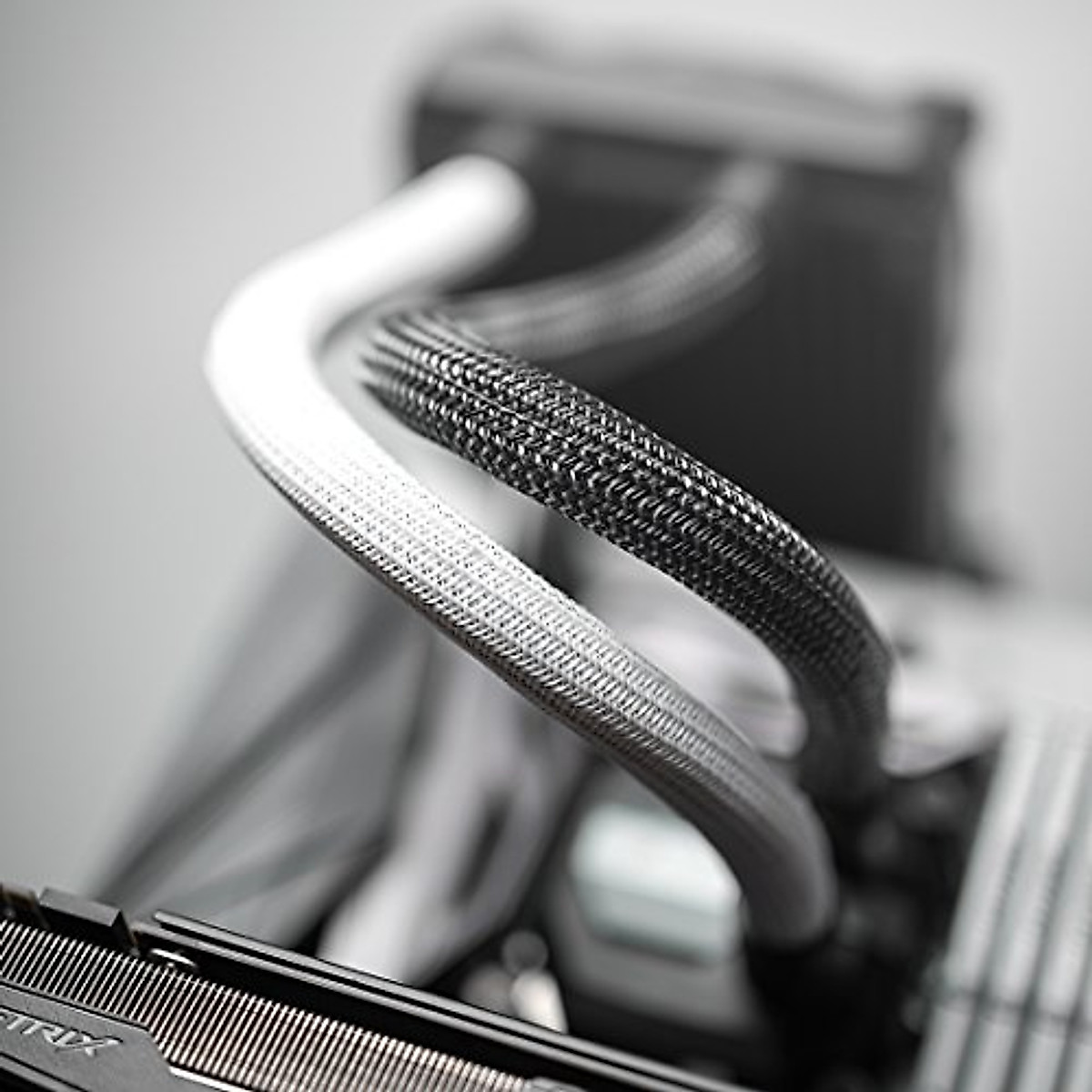CableMod AIO Sleeving Kit Series 2 for NZXT Kraken/Corsair Hydro Pro/EVGA CLC/EVGA GPU Hybrid (White)