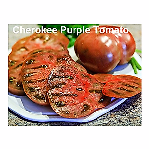 Mixed Seeds! 30+ Black Tomato Seeds, Mix of 9 Varieties, Heirloom Non-GMO, Black Prince, Cherokee Purple, Black Cherry, from USA